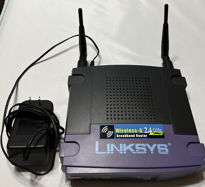 Linksys WRT54G 54 Mbps 4-Port 10/100 Wireless G Router 600281414321| eBay