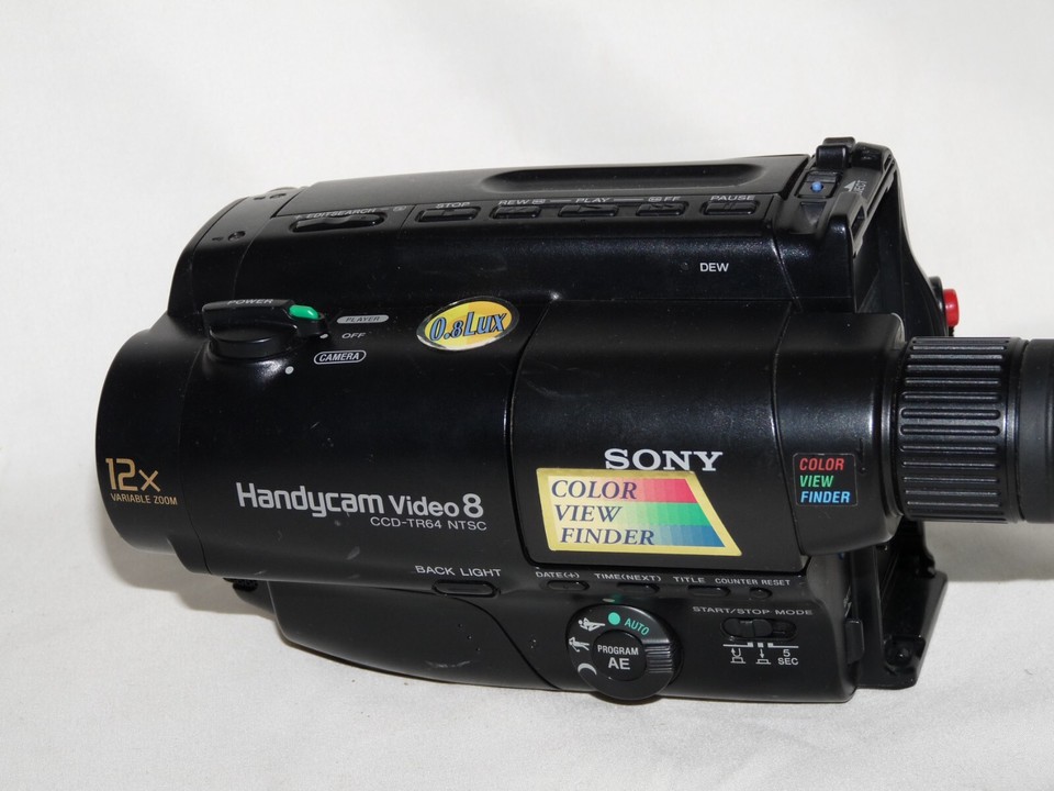 Sony CCD-TR64 8mm Video8 camera Camcorder VCR Player Video Transfer | eBay