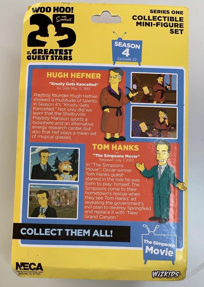 The Simpsons 25 Years Of The Greatest Guest Stars Hugh Hefner Tom Hanks ...
