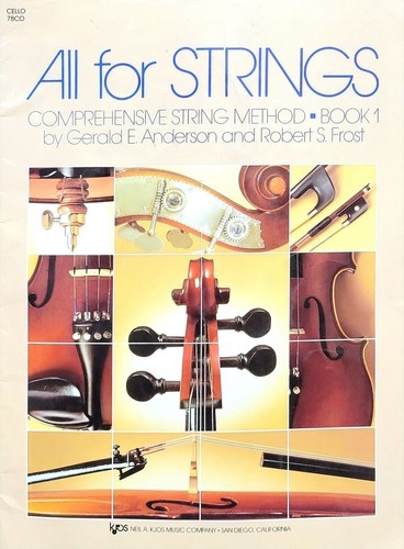 USED Book - All for Strings - Book 1 | eBay