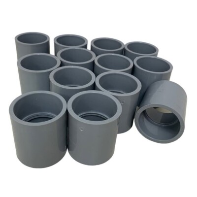 Lot of 13 New Carlon 1.25" Gray PVC Female Conduit Fittings Couplings ...