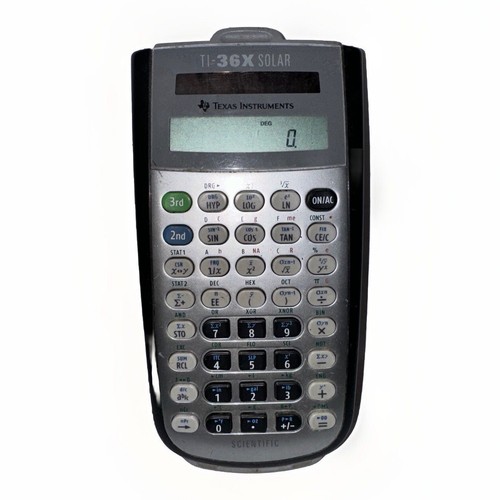 Texas Instruments TI-36X Solar Scientific Algebra College School ...