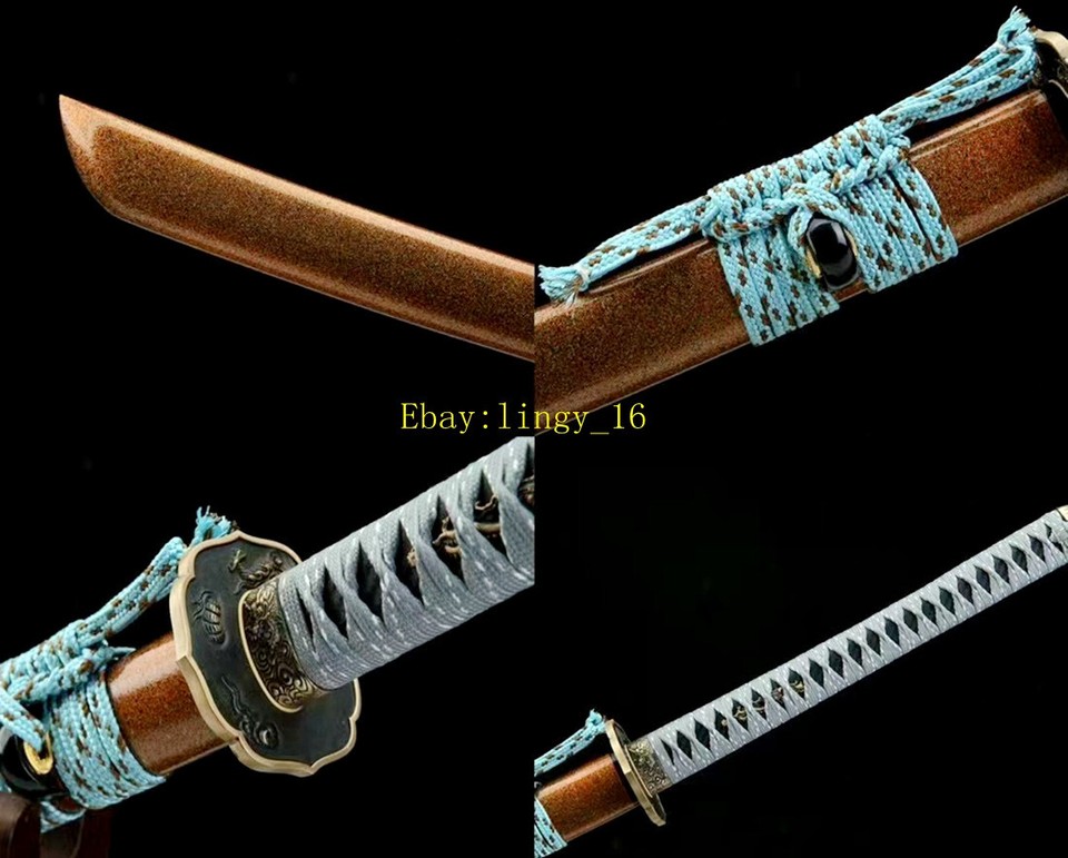 Razor Sharp Nodachi Katana Japanese Saber Long Sword Handle Battle T10 ...