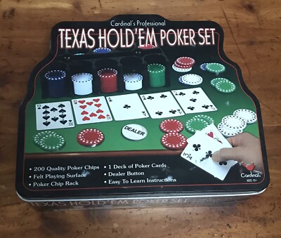 Texas Hold'em Poker Set Cardinal's Professional Home Version | eBay