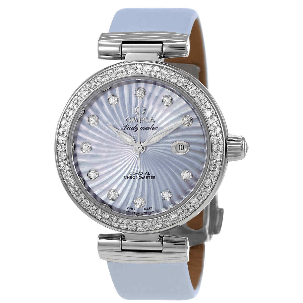 OMEGA De Ville Blue Women's Watch - 425.37.34.20.57.002 for sale online ...