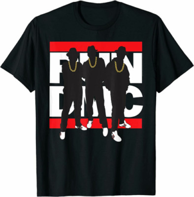 Run DMC Band Men T-shirt Black Cotton Tee All Sizes S to 5XL | eBay