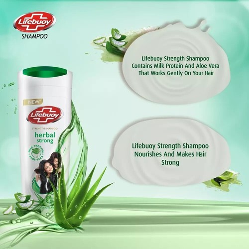 Lifebuoy 375ml Herbal Shampoo Lifeboy with Aloe Vera & Milk Protein UK ...