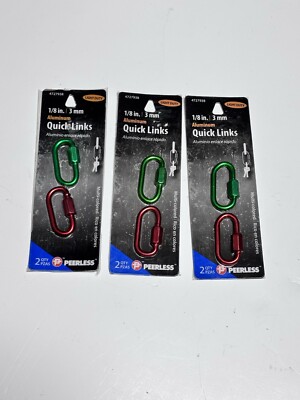 Peerless Aluminum Quick Link 1/8” 6pc | eBay