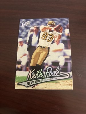 1997 Fleer Ultra Keith Poole New Orleans Saints #316 Arizona State | eBay