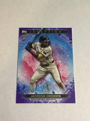 2024 Topps Inception Baseball Jackson Chourio Purple 7/150 RC Brewers ...