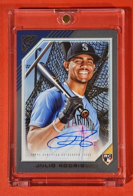 2022 Topps Gallery - Rookie Autographs #RA-JR Julio Rodriguez (AU, RC ...