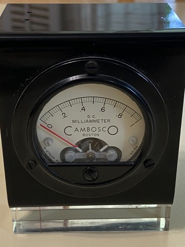 VINTAGE D.C. MILLIAMMETER BY CAMBOSCO MADE IN USA UNTESTED | eBay