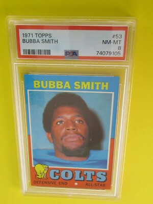 1971 TOPPS FOOTBALL#53 BUBBA SMITH, PSA 8 NM-MT | eBay