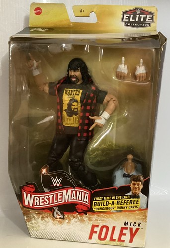WWE Elite Collection Wrestle Mania Mick Foley Action Figure 2019 Mattel ...
