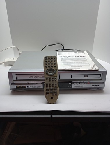 Sansui VCR DVD Player Combo Platinum Plus VRDVD4000 w/ Remote Manual ...