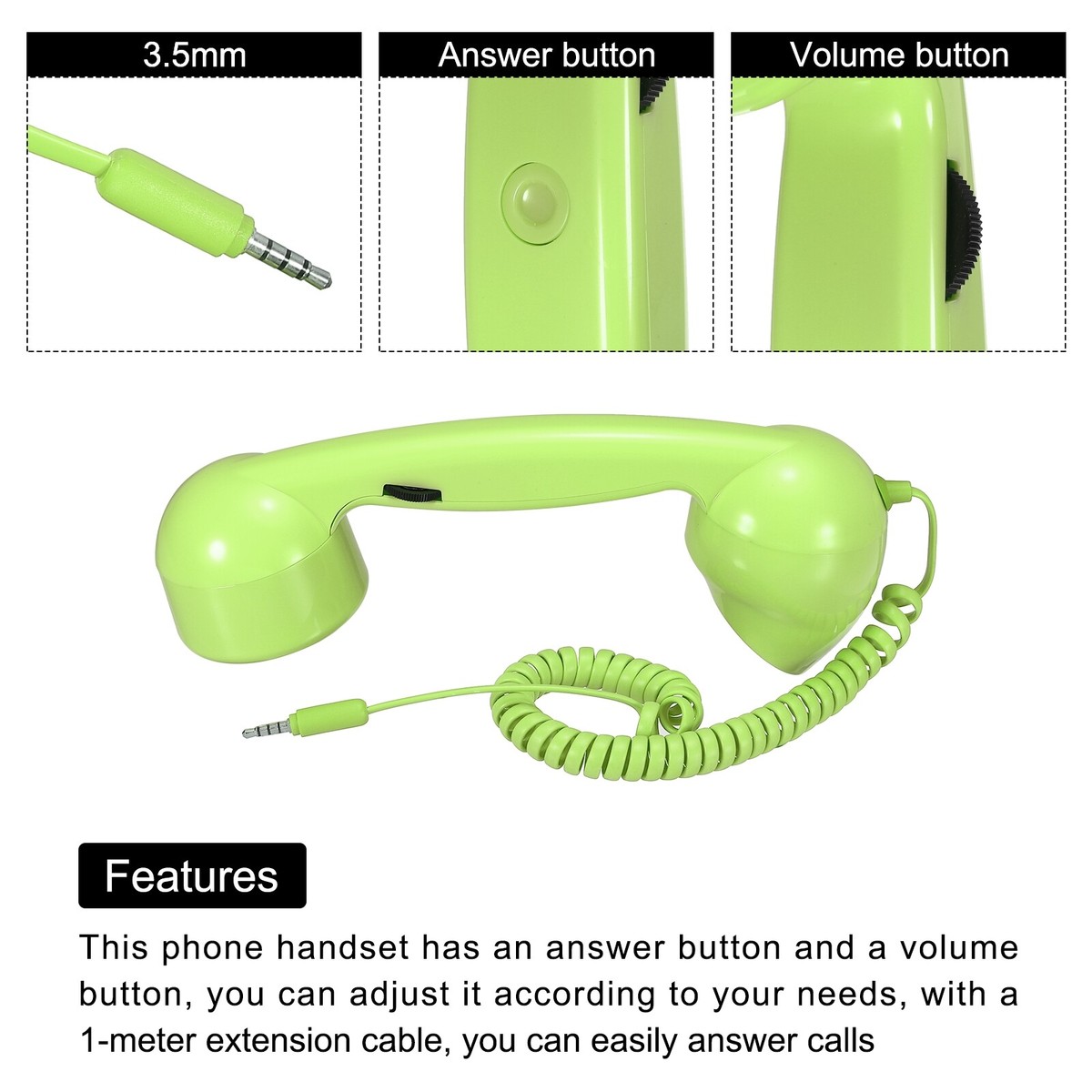 Green Phone Receiver