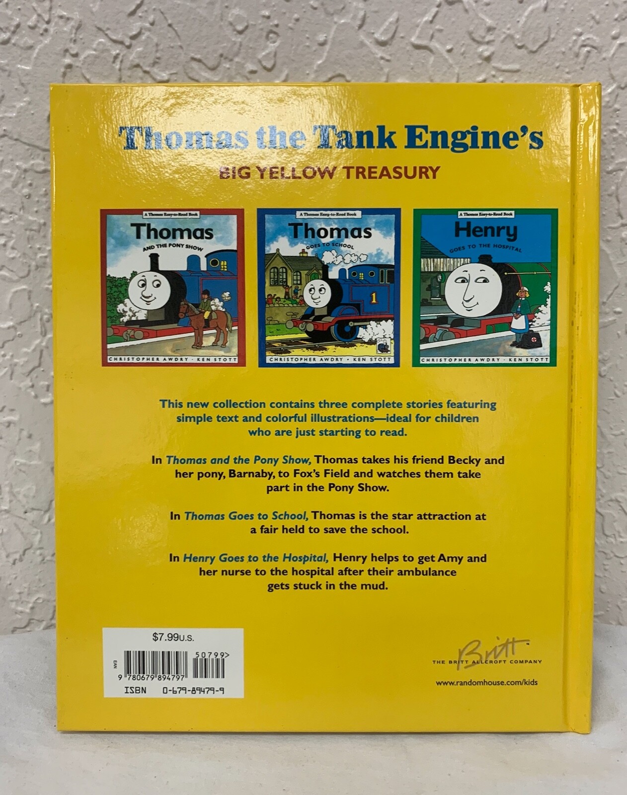 THOMAS THE TANK ENGINE'S BIG YELLOW TREASURY BY CHRISTOPHER AWDRY & KEN ...