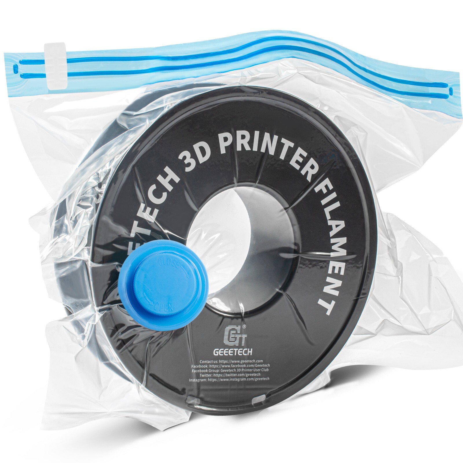 5Pcs Geeetech 3D Printer Filament Vacuum Storage Kits Sealing Bags 40 ...