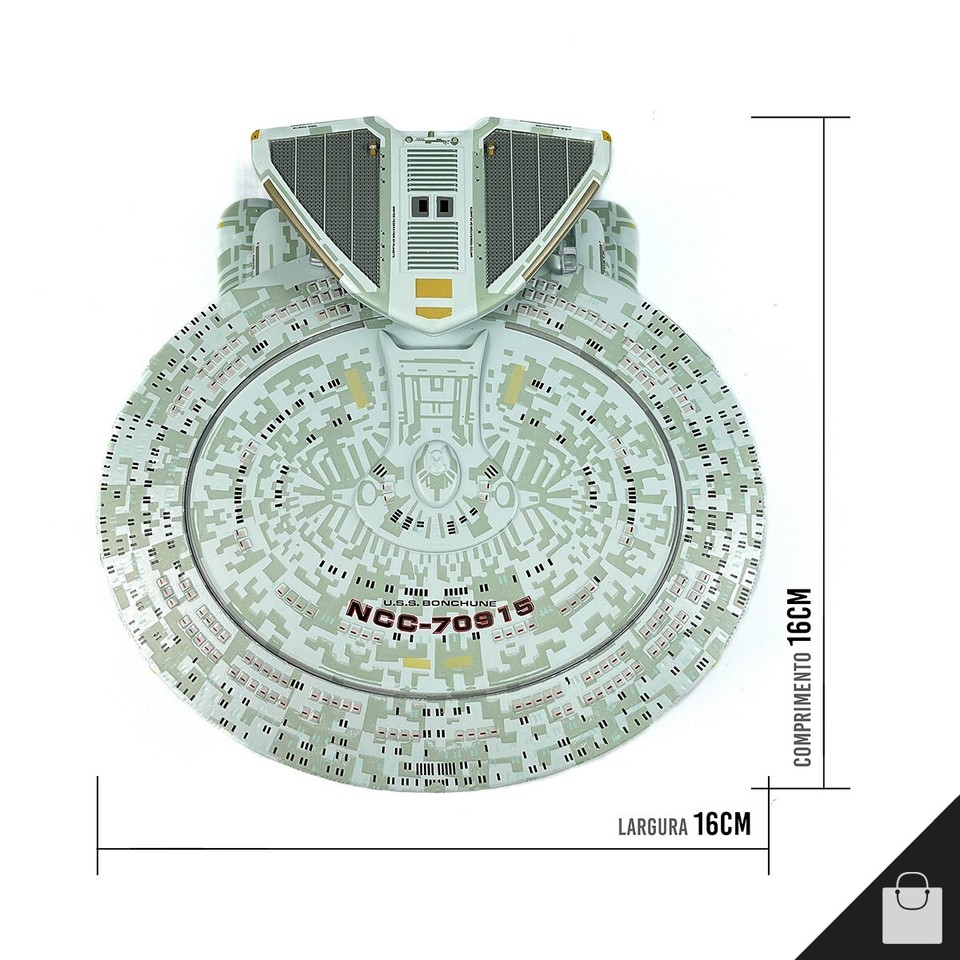 Star Trek USS Bonchune NCC 70915 XL Nebula Class Eaglemoss Replica ...