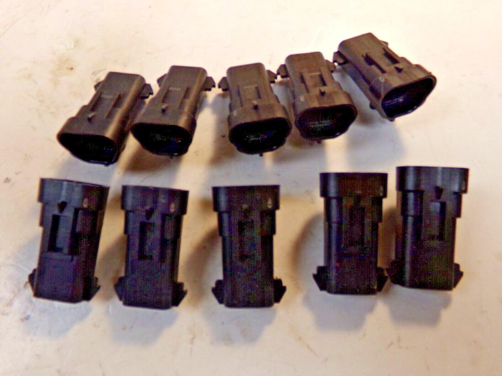 12092839 - Delphi Metri-Pack 150 4 Way Black Sealed Male Connector (10 ...