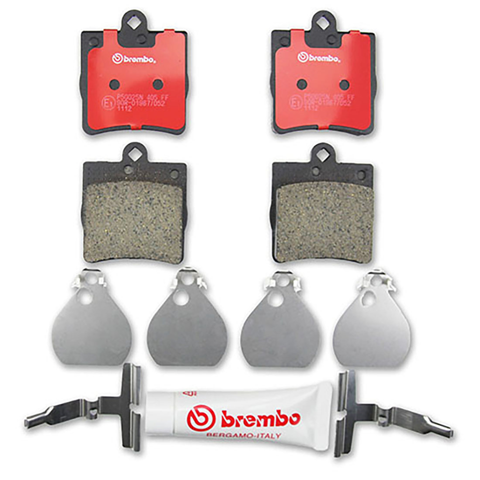 Fits Mercedes W203 C230 Chrysler Crossfire Rear Ceramic Brake Pad Set ...