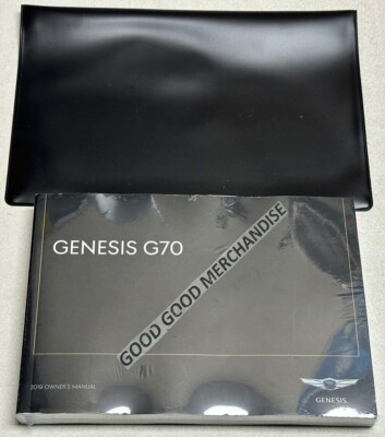 2019 GENESIS G70 OWNERS MANUAL DESIGN DYNAMIC ADVANCE ELITE SPORT ...