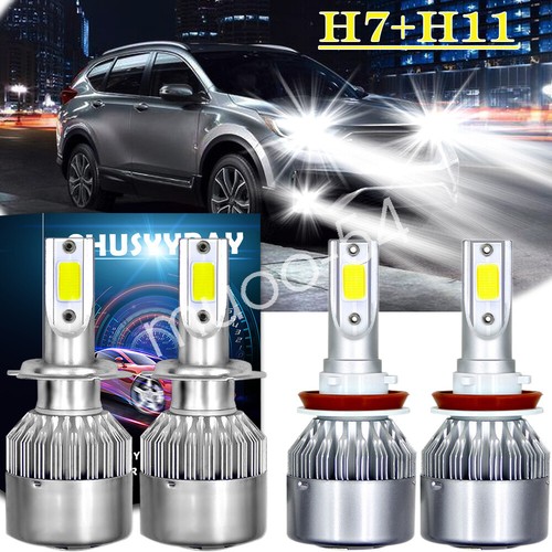 LED Headlights Fog Light Bulb For 2007-2009 Mercedes-Benz S450 S550 ...