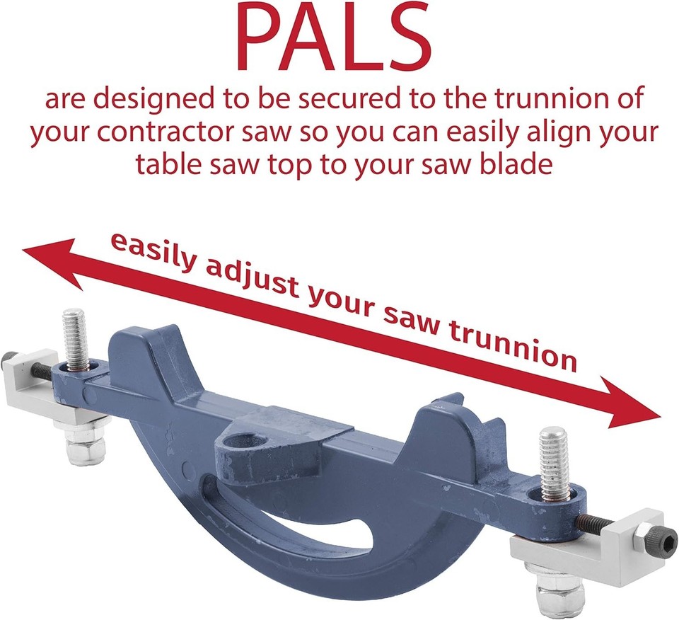 PALS Precision Alignment &Locking System for Contractor Style Table Saw ...