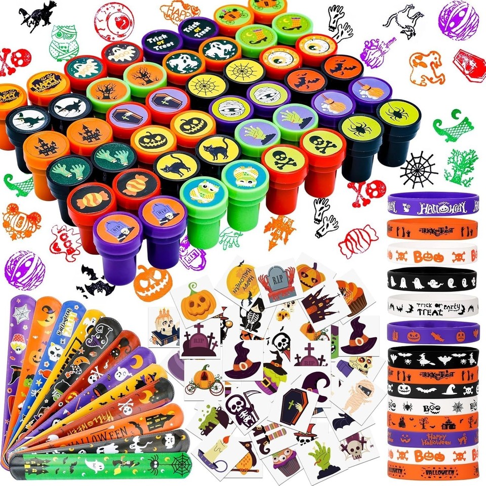 Halloween Party Favors for Kids Toys 264pcs Halloween Prizes Bulk for ...