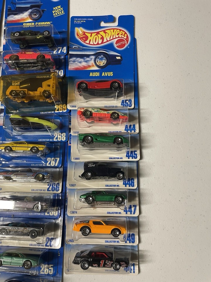 Hot Wheels BLUE CARD lot If 163 Diecast Original 1990’s Variations ...
