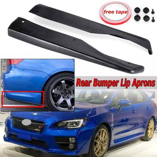 Rear Bumper Lip Aprons Spats Splitters For Subaru Impreza WRX Sti 2011 ...