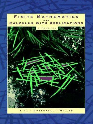 Finite Mathematics and Calculus with Applications by Raymond N ...