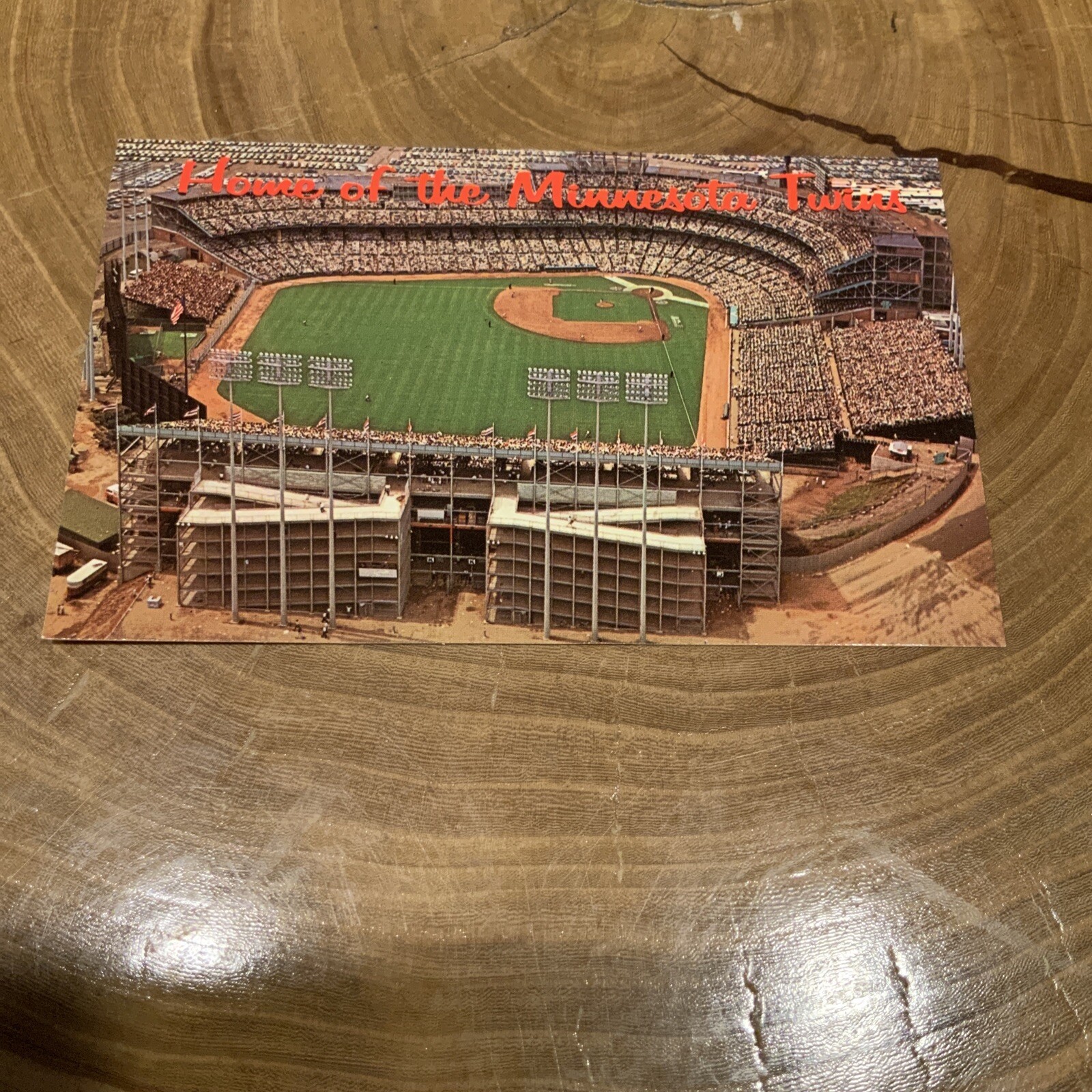 Vintage Aerial View Metropolitan Stadium Postcard MLB Minnesota Twins ...