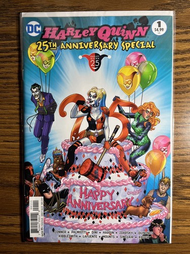 HARLEY QUINN 25TH ANNIVERSARY SPECIAL 1 NM/NM+ AMANDA CONNER COVER DC ...