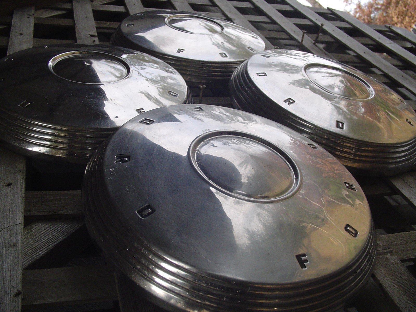 FORD GALAXIE FAIRLANE LTD POLICE PICKUP TRUCK HUBCAPS WHEEL COVERS ...