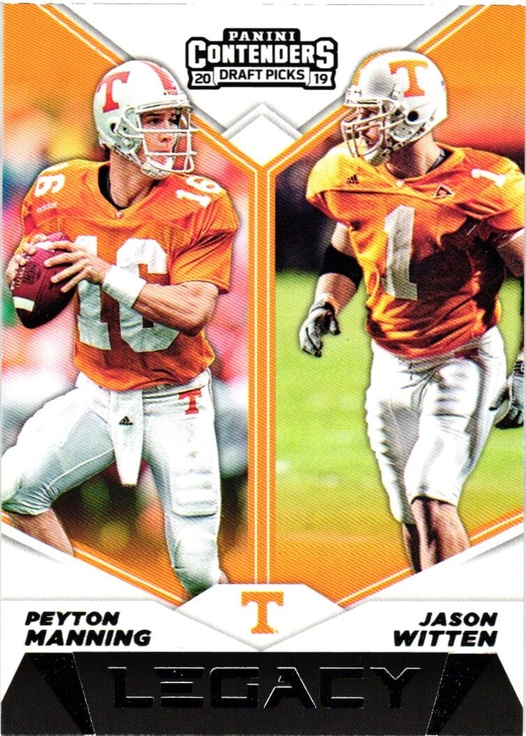 2019 Panini Contenders Draft Picks - Legacy Peyton Manning, Jason ...