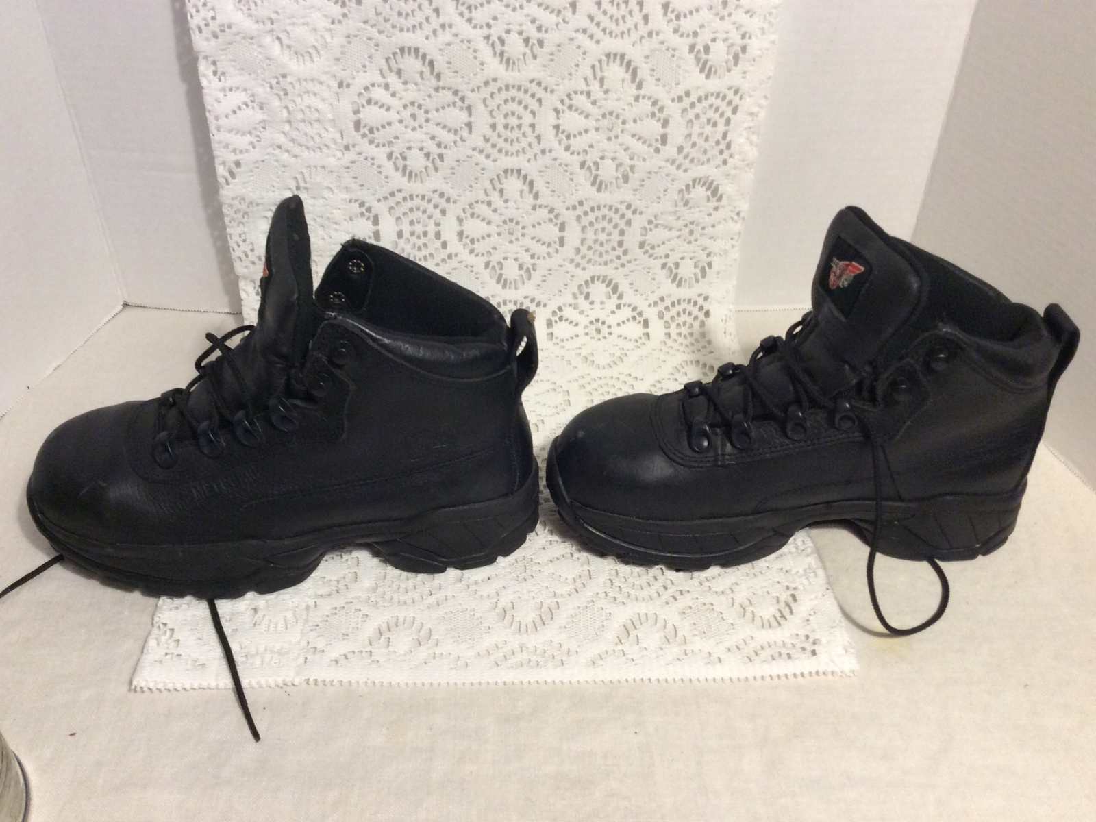 Red Wing Steel Toe Logger Boots Men’s ASTM F 2413-11 BLACK SIZE 5 STEEL ...