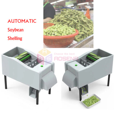 Automatic Green Soybean Sheller Pea Shelling Machine Edamame Peeler ...