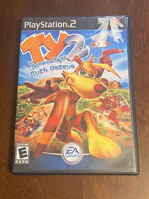 Ty The Tiger 2 Bush Rescue (Sony Playstation 2 ps2) w/ Case No Manual ...