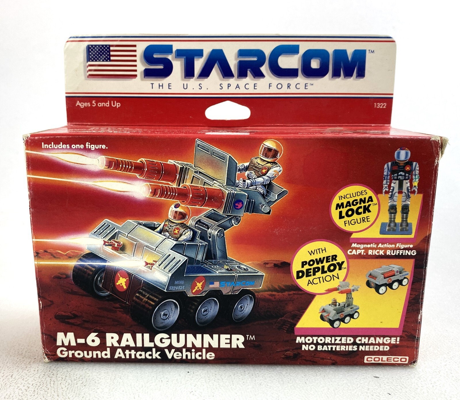 M-6 Railgunner Vintage Starcom Vehicle New Opened Box 1986 Coleco 80s ...