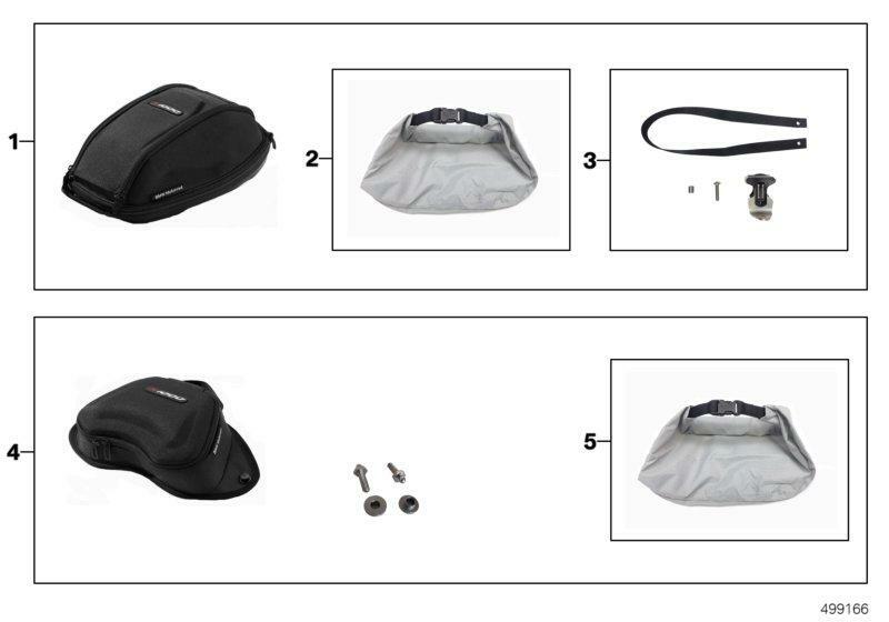 Genuine BMW 77452463725 - Tank Bag Small | eBay