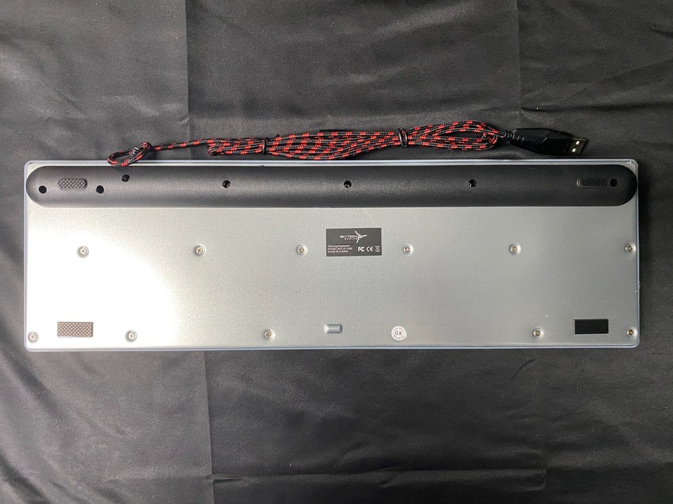 Skytech Gaming Keyboard K-1000 RGB Rainbow BackLit Full Size Keyboard ...