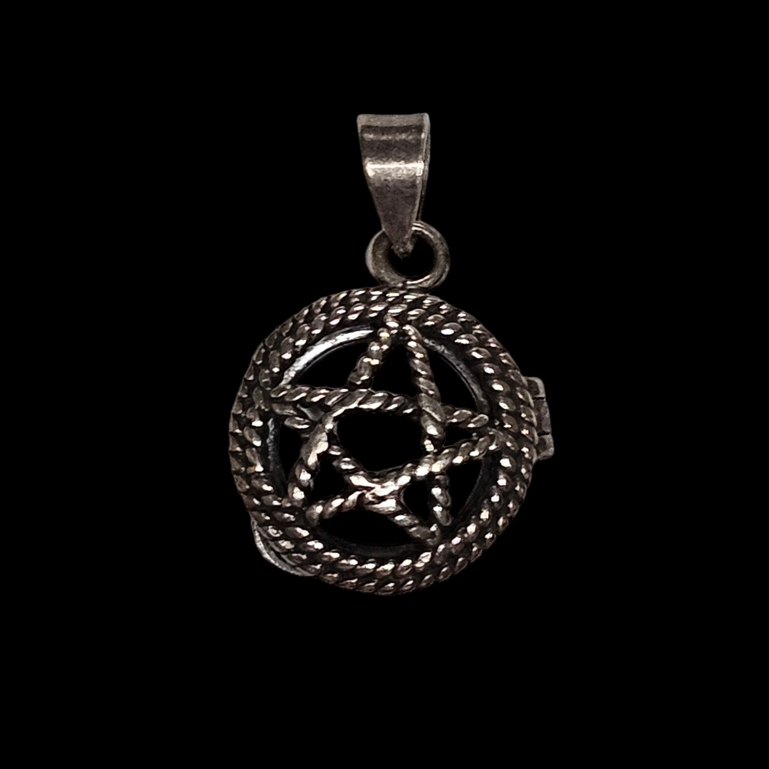 Vintage Pentagram Pentacle Pagan Star 925 Sterling Si… - Gem