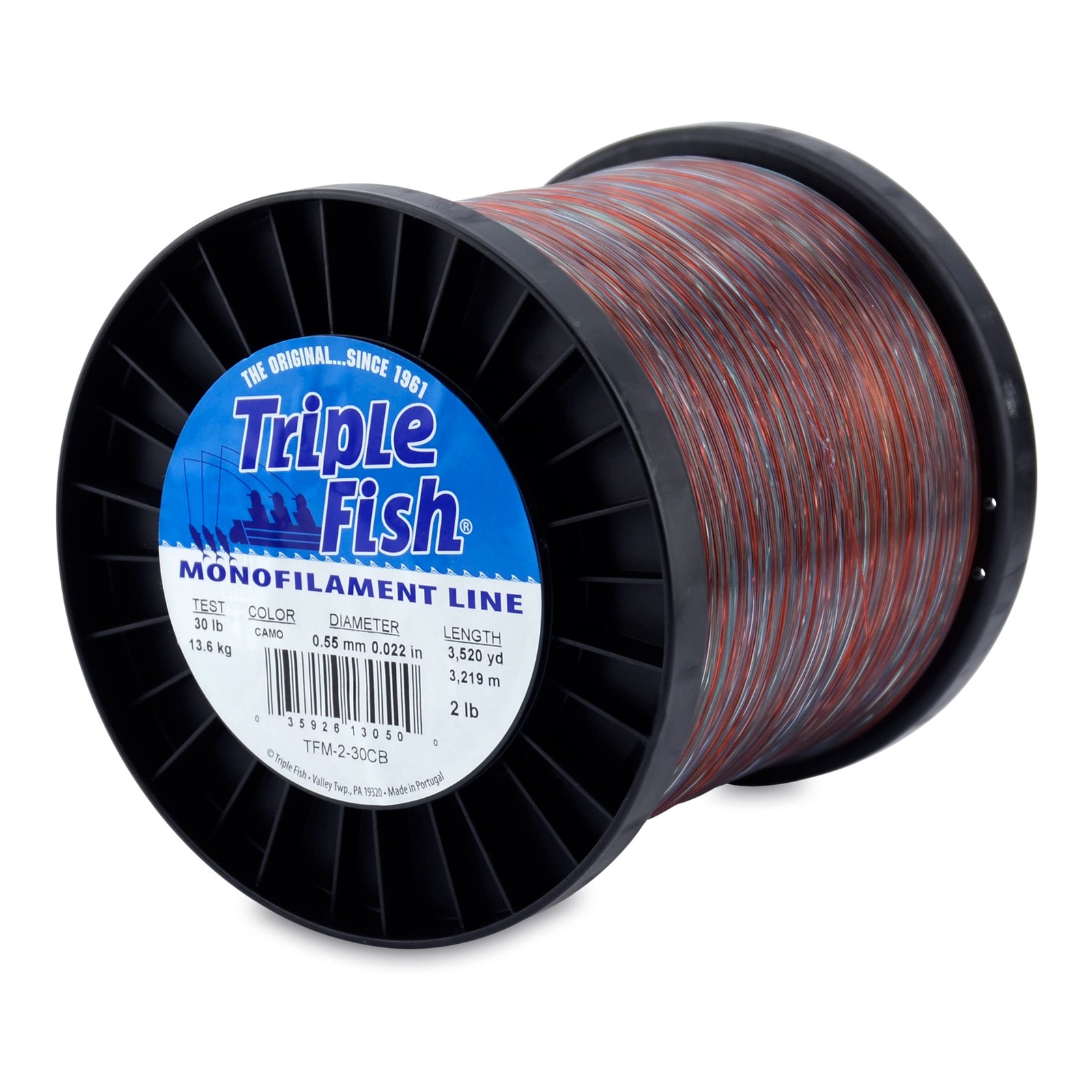 Triple Fish Monofilament Fishing Line 30lb 0.55mm Camo 3520yd | eBay