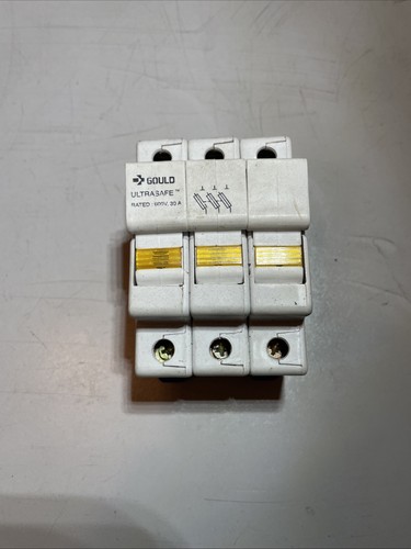 Gould USM3I Fuse Holder 600V 30A 3-Pole | eBay