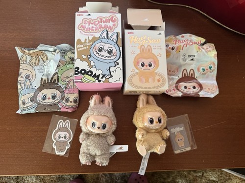 pop mart labubu exciting macaron & have a seat Lot Baba & Toffee ...