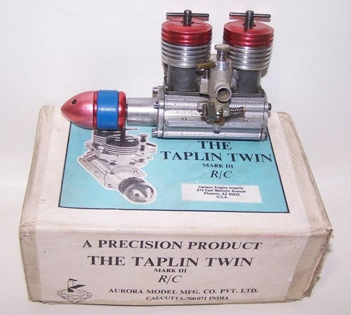 New In Box Taplin Inline Twin 8cc Mark-III Diesel RC Model Airplane ...