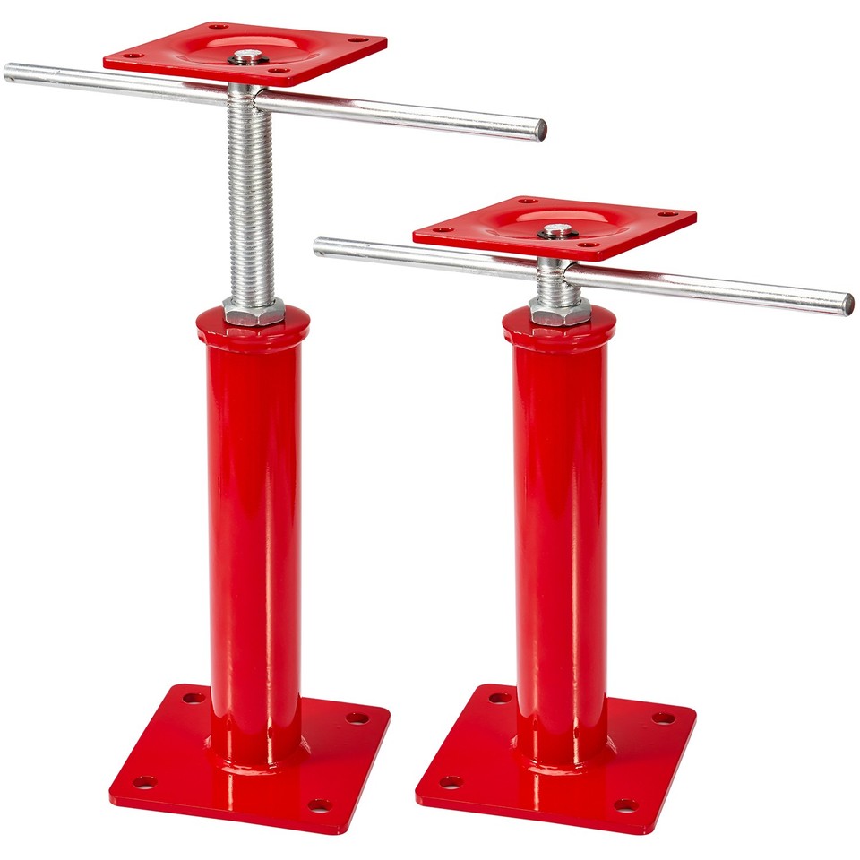 New 4pcs 11"-16"Height Floor House Jacks for Leveling Crawlspace Screw ...