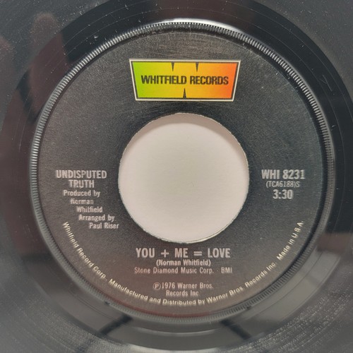 Undisputed Truth You + Me = Love 7" 45rpm EX Vinyl Soul Record free ...