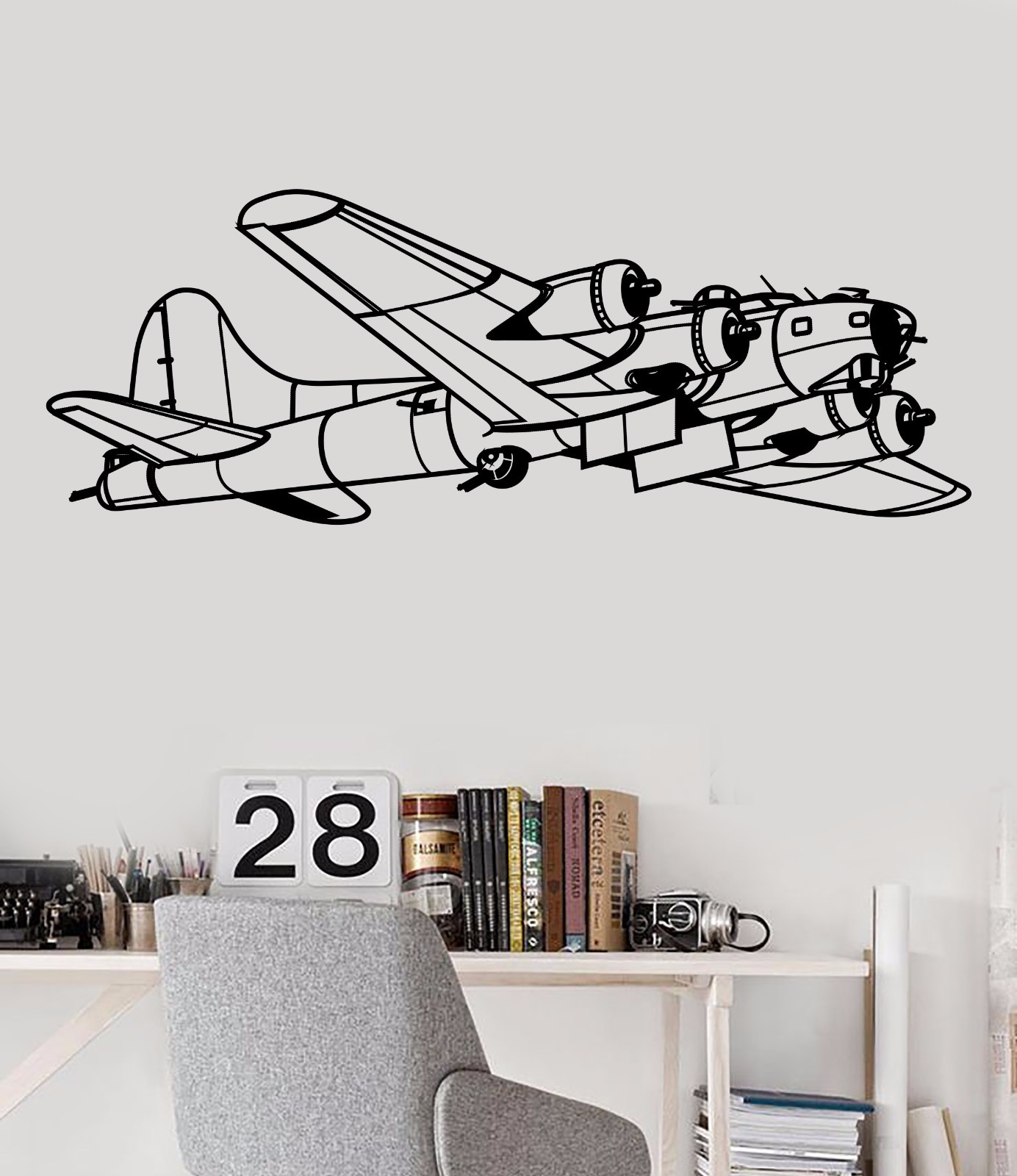 Vinyl Wall Stickers Aircraft Aviation Military Air Force Decal Mural ...